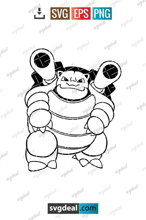 Free Blastoise Svg SVGDeal