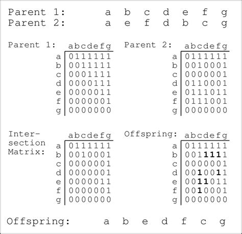 6 example of matrix intersection operator download scientific diagram