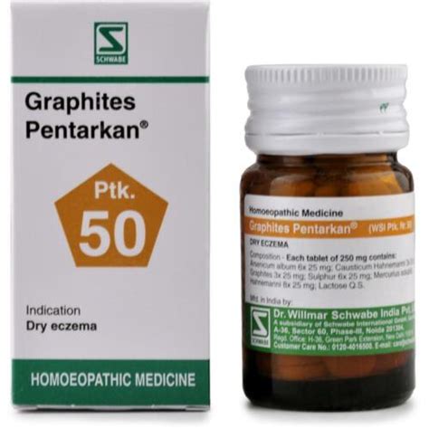 Dr Willmar Schwabe India Graphites Pentarkan Ptk 50 Tablet EBay