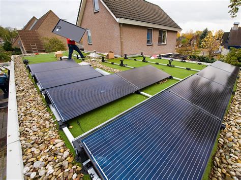 Zonnepanelen Plat Dak Verschillende Mogelijkheden