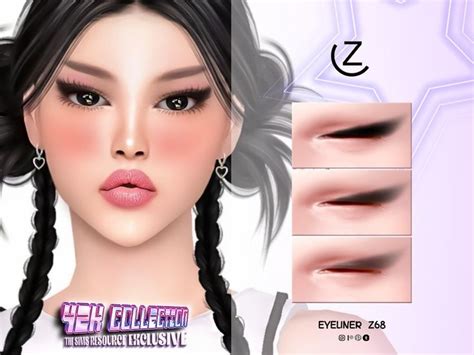 The Sims Resource Eyeliner Z In Sims Cc Skin Sims Cc