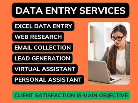 Data Entry Virtual Assistant Web Research And Email Collection For