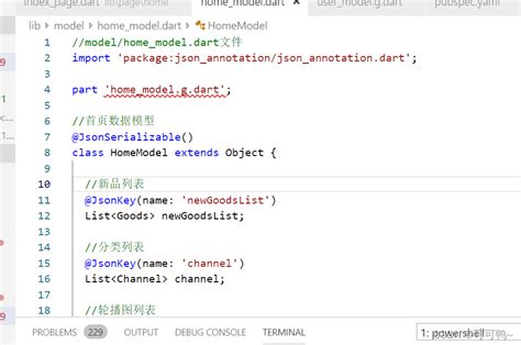 flutter json换为 model vscode插件json to dart model csdn博客