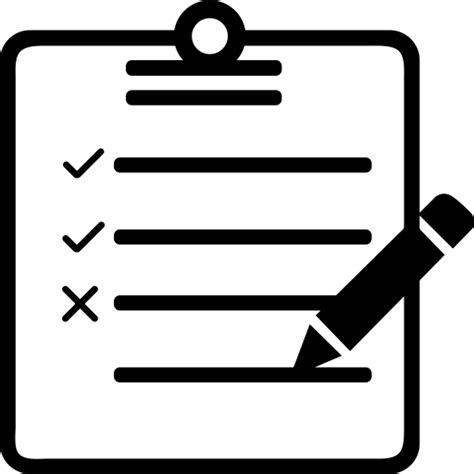 Questionnaire Icon At Vectorified Collection Of Questionnaire