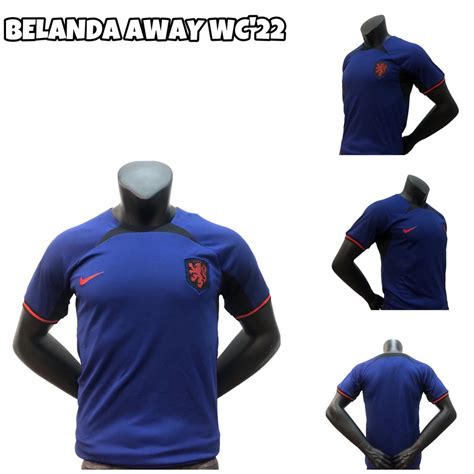 Jual Jersey Bola Belanda Away World Cup Grade Ori Shopee