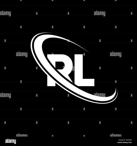 Logotipo RL Diseño R L Letra RL blanca RL R L diseño de logotipo de