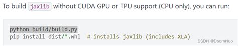 在ubuntu20 04上进行jax 0 4 17源码构建 python3 9 适合 jax 0 4 5 的 jaxlib版本 csdn博客