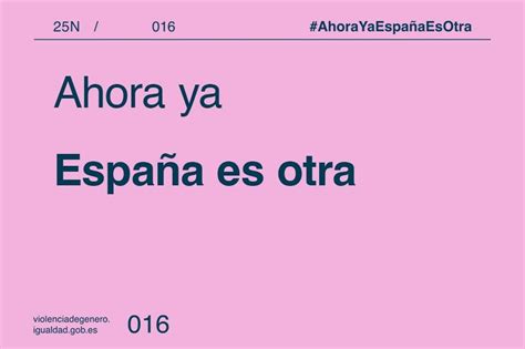Igualdad lanza la campaña Ahora ya España es otra por el 25N que