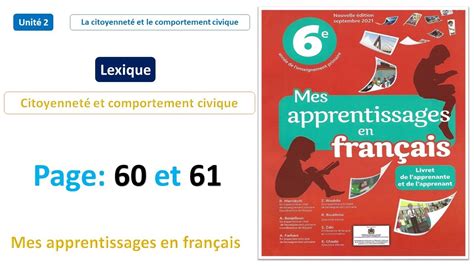 Lexique Citoyennet Et Comportement Civique Unit Page