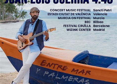 JUAN LUIS GUERRA REGRESA A ESPAÑA CON SU GIRA ENTRE MAR Y PALMERAS 2022