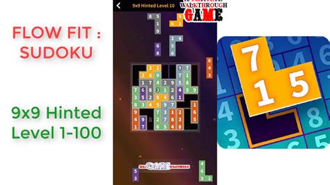 Flow Fit Sudoku 9x9 Hinted Pack Level 1 100 Walkthrough YouTube