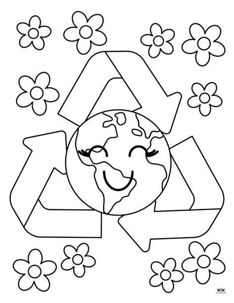 Earth Day Coloring Page Free Pages Coloring Nation