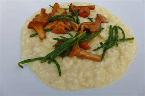 Risotto Aux Girolles L Hostellerie Abbaye De La Pommeraie S Lestat