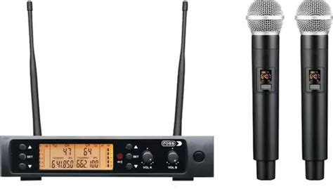 Ross Fup 002 Sistema Inalámbrico Uhf Doble De Mano
