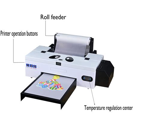 L1800 DTF Transfer Printer With Roll Feeder Direct To Film Print