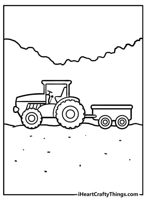 Farm Tractor Coloring Pages To Print