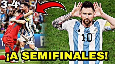 EL DIBU Y MESSI CLASIFICAN A ARGENTINA A SEMIFINALES TANDA DE PENALES