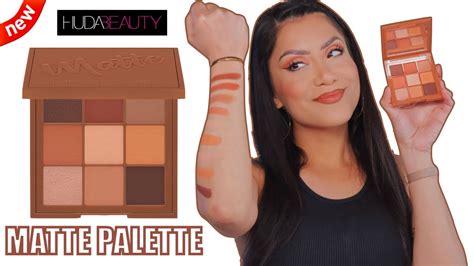 New HUDA BEAUTY WARM MATTE OBSESSIONS PALETTE 1ST IMPRESSIONS