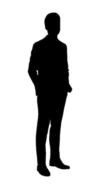 Male Silhouette Standing
