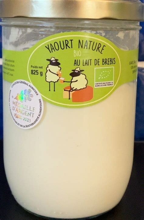Yaourt Nature Au Lait De Brebis 825 G