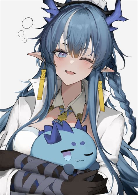Ling Arknights Drawn By Hyakutarou Momotar0 4 Danbooru