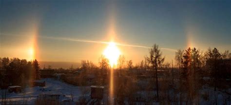 Fenómeno en China muestra el cielo como si hubieran tres soles
