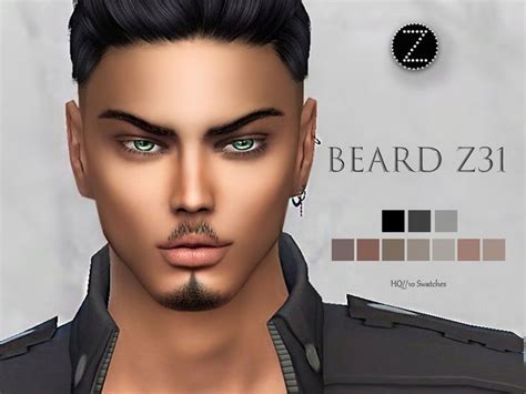 The Sims Resource Beard Z Beard Beard No Mustache Face And Body