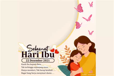 10 Link Twibbon Hari Ibu Nasional Paling Menarik Cocok Untuk Status