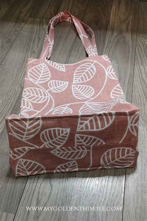 How To Sew A Tote Bag With A Flat Bottom Step By Step