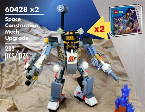 Lego Moc X Space Construction Mech Upgrade By Rebrick Me
