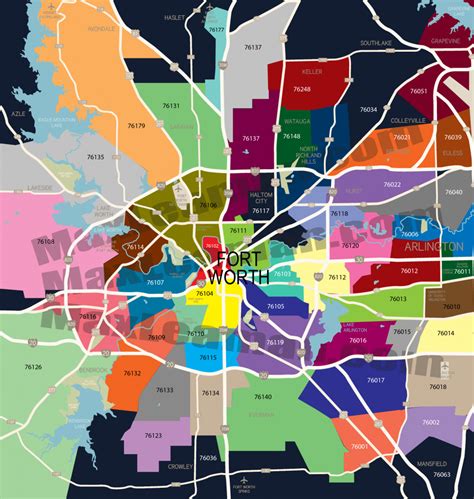 Houston Zip Codes Map Printable