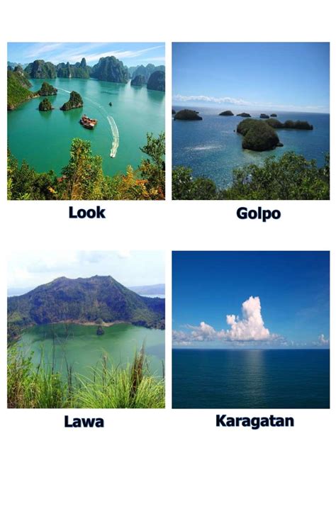 MGA ANYONG LUPA AT TUBIG NG BANSA Anyong Tubig At Anyong Lupa Sa