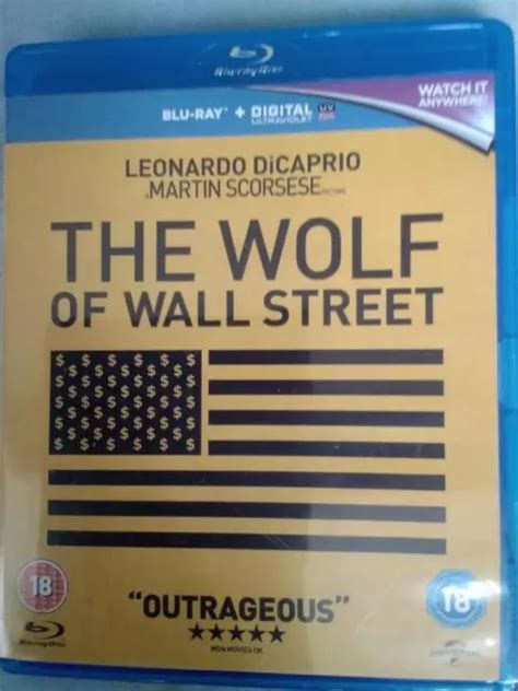 THE WOLF OF Wall Street Blu Ray 2014 Leonardo DiCaprio Quality