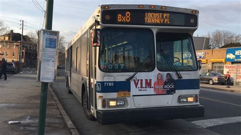 ᴴᴰ 2004 Orion VII CNG 7785 on Bx8 Bus Williamsbridge Road Boston