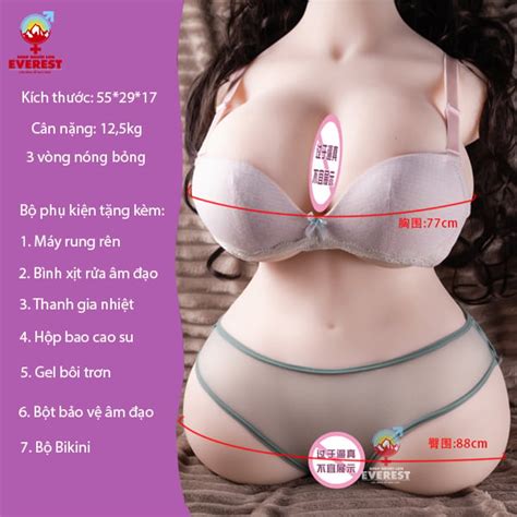 Búp bê tình dục bán thân silicon cao cấp hình trái tim 12 5kg
