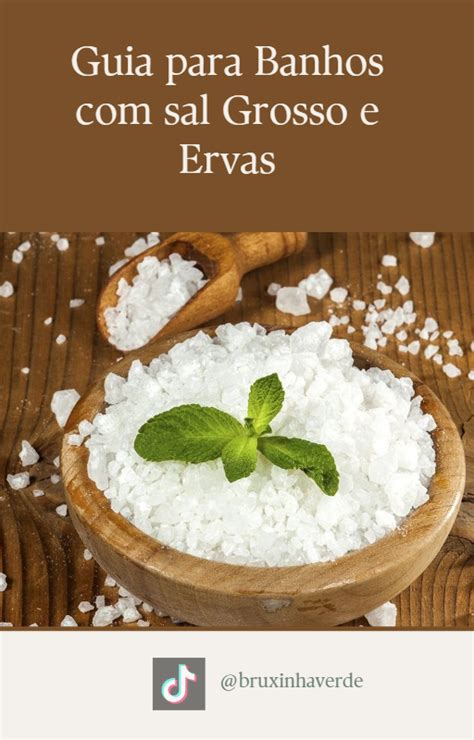 Ebook Guia Para Banhos De Sal Grosso E Ervas Bruxa Verde Hotmart