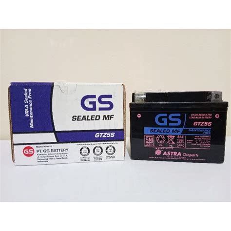 Jual Aki GS ASTRA MF GSMF GTZ 5S Vario Beat Mio Scoopy Soul Vixion