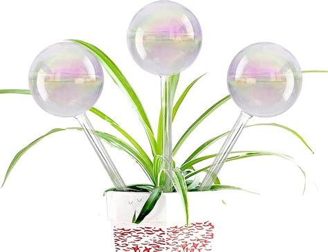 Ahhute Glass Ball Plant Watering Globes Self Watering Spikes Pack