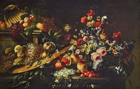 NORTH ITALIAN SCHOOL GIUSEPPE VICENZINO Early 18th Century Still Life
