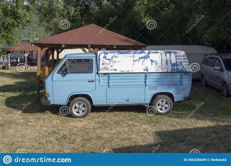 Nova Bana Slovakia July 15 2022 Retro Car Minibus Volkswagen