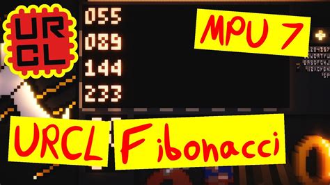 MPU 7 URCL Fibonacci 2 Hz Minecraft Redstone CPU YouTube