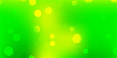 Light Green Yellow Vector Pattern With Abstract Shapes 23050478