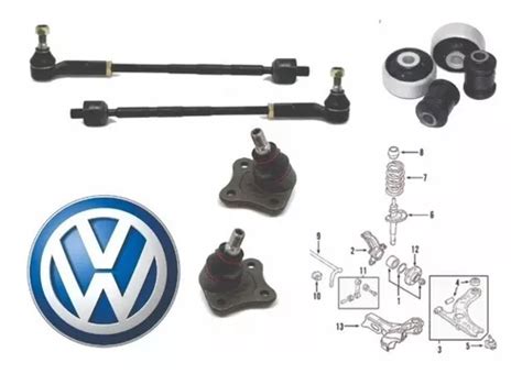 Bieletas Hidraulica Completa Rotulas Bujes Vw Jetta A4 99 05 Meses