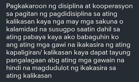 Sumulat Ng Isang Kasabihan O Qoute Na Nagpapakita Ng Iyong Realisasyon