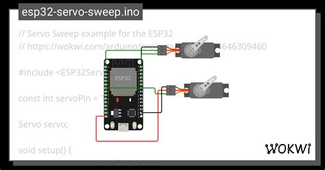 Esp32 Servo Sweep Ino Copy Wokwi ESP32 STM32 Arduino Simulator