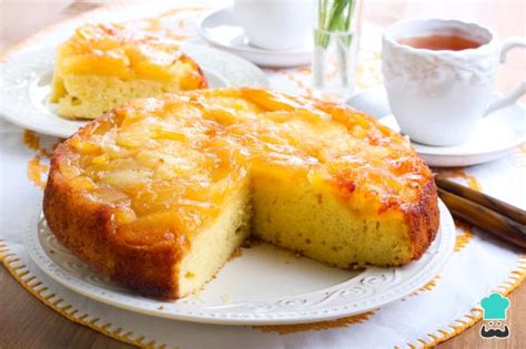 Torta invertida de manzanas Fácil económica y deliciosa
