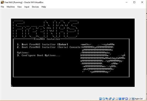 how to install freenas vm on virtualbox windows linux or macos