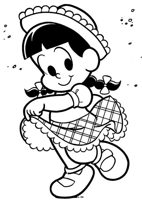Desenhos Para Colorir Festa Junina Da Turma Da M Nica