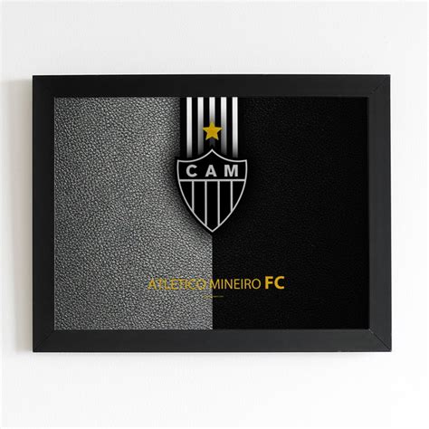 Quadro Decorativo Clube Atlético Mineiro 40x60 cm Elo7