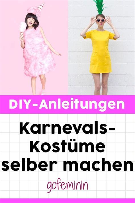 Karnevalskostüme selber machen Geniale Ideen Faschingskostüm selber